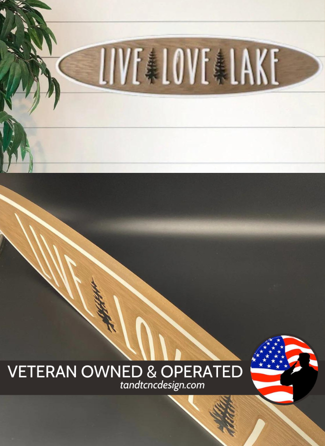 Custom PVC Weatherproof Sign - T&T CNC Design Studio